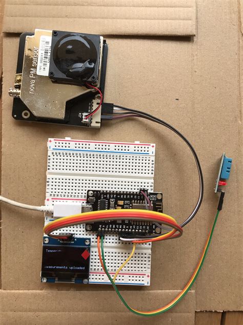 air quality sensor using the esp8266 based nodemcu v3 robert wisbey