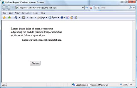 absolute and relative positioning in visual web developer 2008 designer