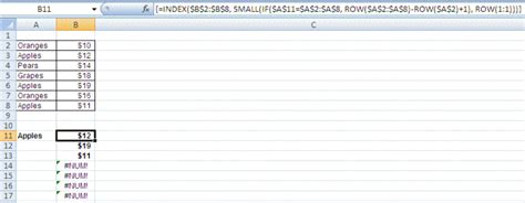 vlookup multiple values return multiple corresponding values for one