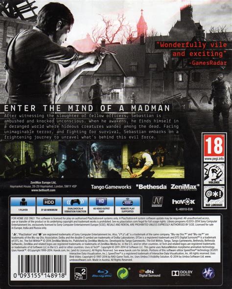 The Evil Within Ps4 Zozila