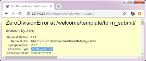 django exception handling