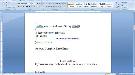 final keyword in java by sanjay khakhil youtube