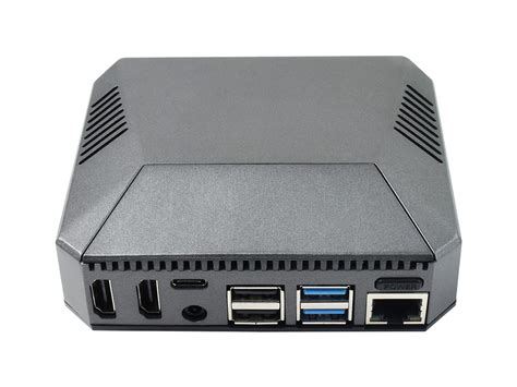 argon one aluminum case for raspberry pi 4 with safe power button at