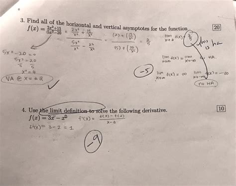 How To Find Vertical Asymptotes Using Limits Solved Find The