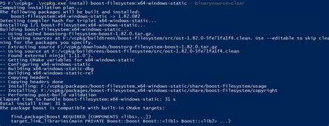 [boost filesystem] build error error building boost filesystem x64
