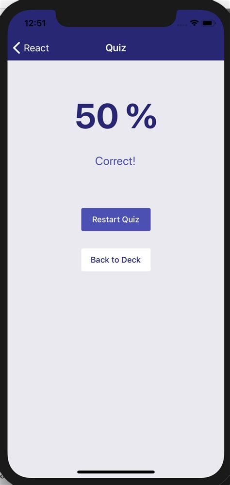react native redux app flashcards