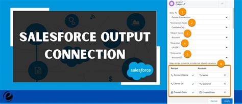 how to setup salesforce output connectors