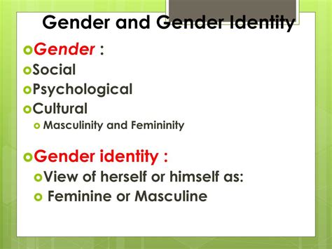 Ppt Sex Gender And Gender Role Socialization Powerpoint