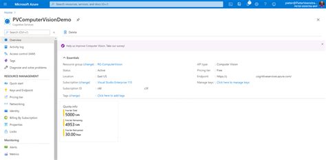 use azure computer vision to name your images with power