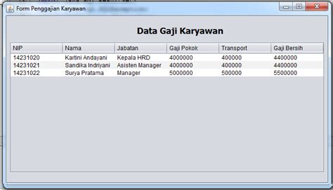 menampilkan data di database mysql pada jtable netbeans