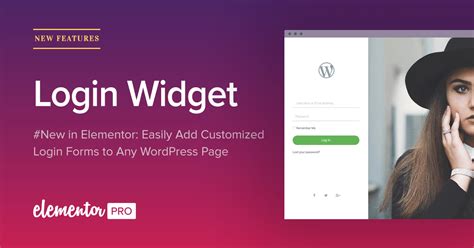 introducing login widget easily add and customize login forms