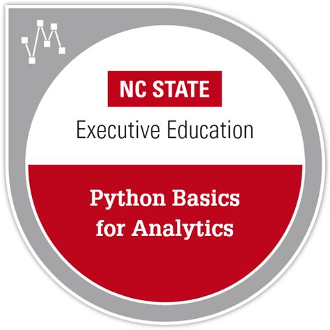python basics for analytics credly