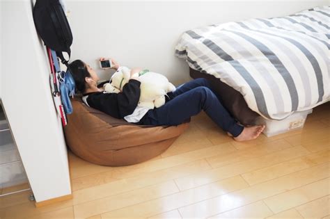 でした Muji 無印 人をダメにするソファの通販 By Niconico｜ムジルシリョウヒンならラクマ 無印良品 ンとカバー
