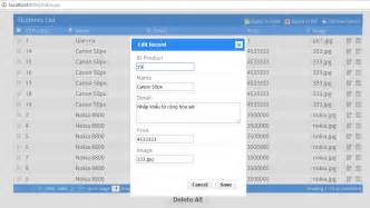 insert update delete jsp servlet java web crud jtable jquery netbeans