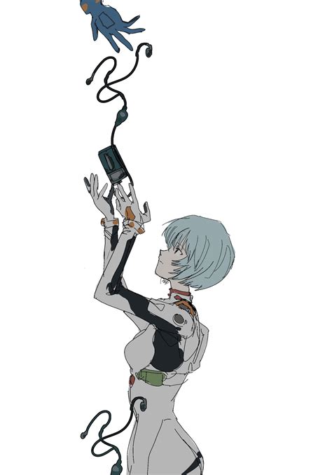 Ayanami Rei And Ikari Shinji Neon Genesis Evangelion Drawn By Lot
