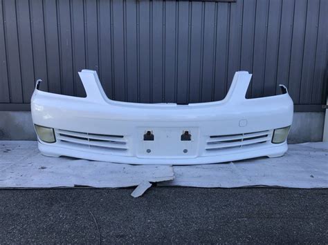 【傷や汚れあり】grs180 Grs182 18系 クラウン 純正 フロントバンパー ホワイトパール 52119 30511の落札情報詳細