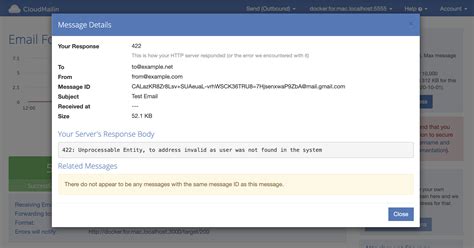 receiving email with php and laravel