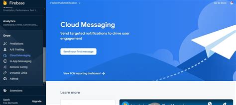 how to add push notifications to a flutter app using firebase cloud