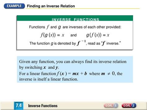 Ppt Inverse Relations And Functions Powerpoint Presentation Free