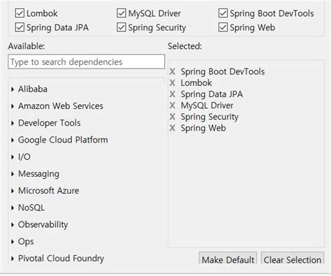 스프링부트 jsp jpa spring security 인스타그램 따라해보기 1 db셋팅