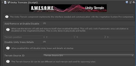 unity terrain pro awesome technologies