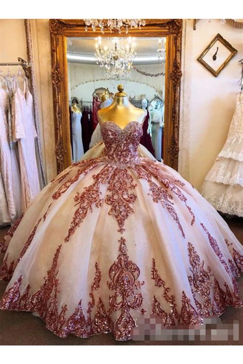 Buy Ball Gown Off The Shoulder Red Satin Lace Up Quinceanera Dresses