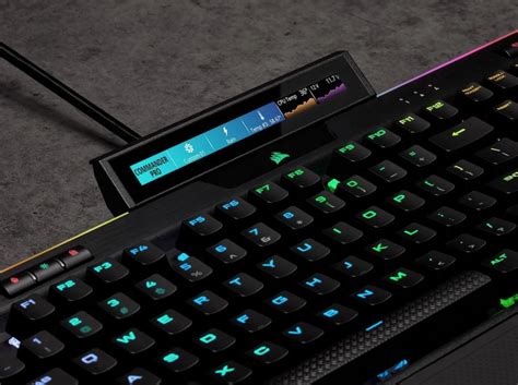 corsair icue nexus keyboard touch panel techthisout shop