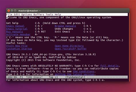 introducing gnu emacs for complete beginners in ubuntu
