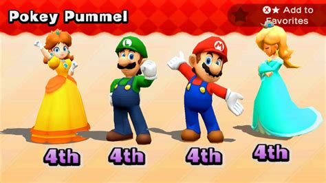 Mario Party The Top 100 Minigames Daisy Vs Luigi Vs Mario Vs Rosalina