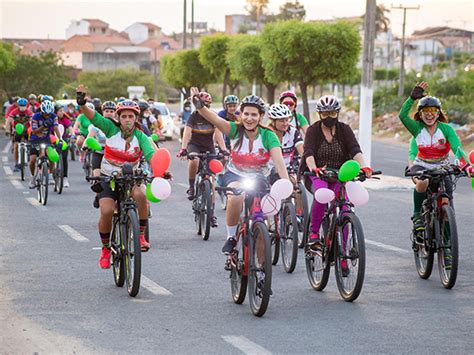 Mais 70 Pessoas Participam De Passeio Ciclístico Em Comemoração Ao
