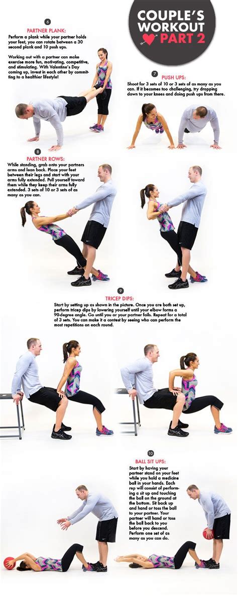 Valentines Day Workout Idealshape Couples Workout Routine Partner