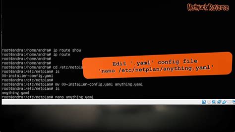 ubuntu server 20 04 lts basic network configuration with netplan