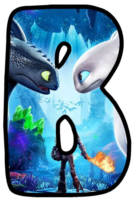 Alphabet Movie Collection How Train Your Dragon Httyd 8th Birthday