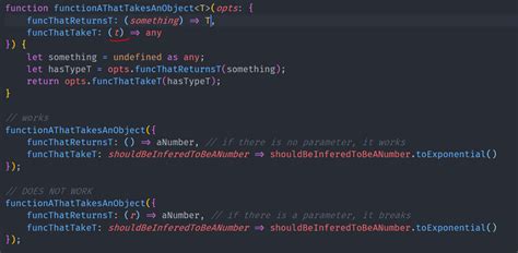 why does typescript not capture my type in this generic function