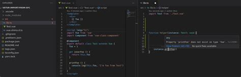 import class from sfc in typescript file with real type not vue