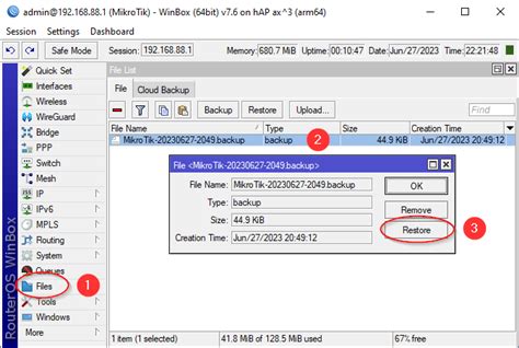 mikrotik backup and restore system configuration shellhacks