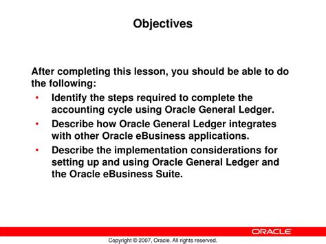 Ppt Oracle General Ledger Process Powerpoint Presentation Free