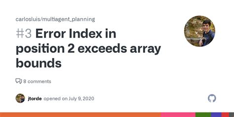 error index in position 2 exceeds array bounds · issue 3 · carlosluis