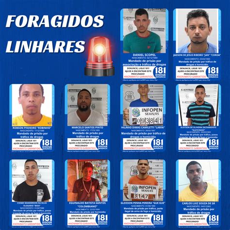 Disque Denúncia 181 PolÍcia Civil De Linhares Divulga Nome De