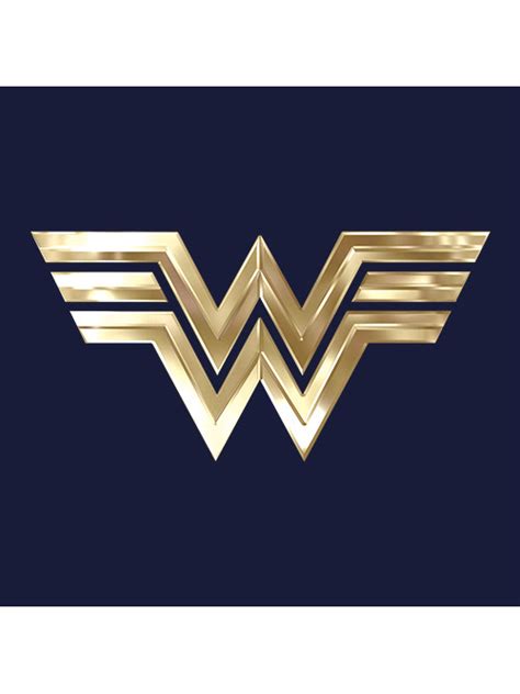 Ww Logo Gold Wonder Woman Official T Shirt Redwolf