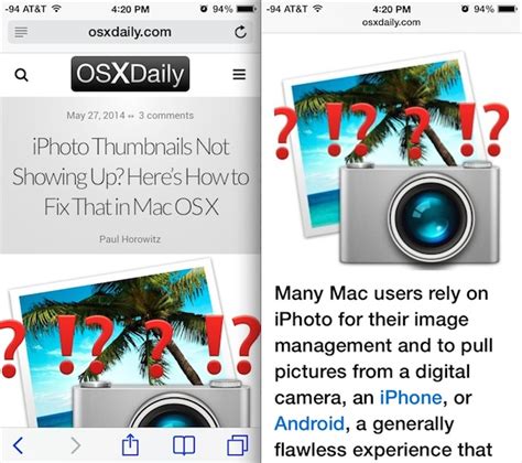use safari reader mode for improved mobile web browsing and reading on iphone