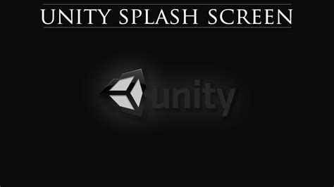 membuat splash screen pada unity tutorial unity indonesia youtube