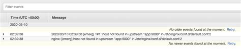 aws ecr ecs based deployment nginx [emerg] host not found in