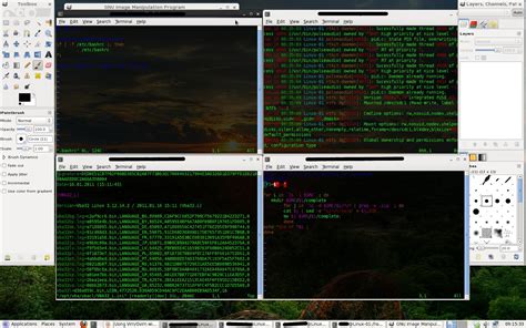 using vim gvim with multiple gui windows super user