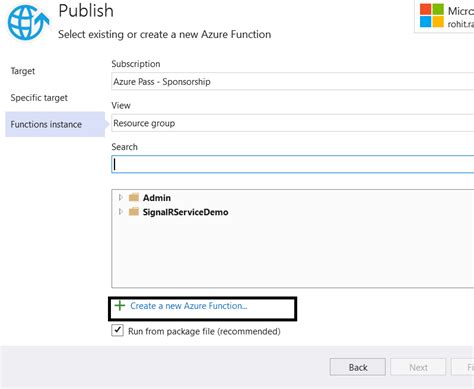 azure signalr service with azure features and service bus