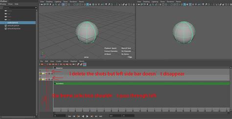 solved unable to delete shots in camera sequence in maya 2018 work in