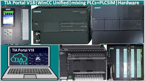 tia portal v18 wincc unified v18 plcsim v18 full tutorial plcs