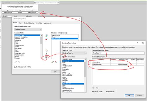 solved shared parameters in schedules autodesk community