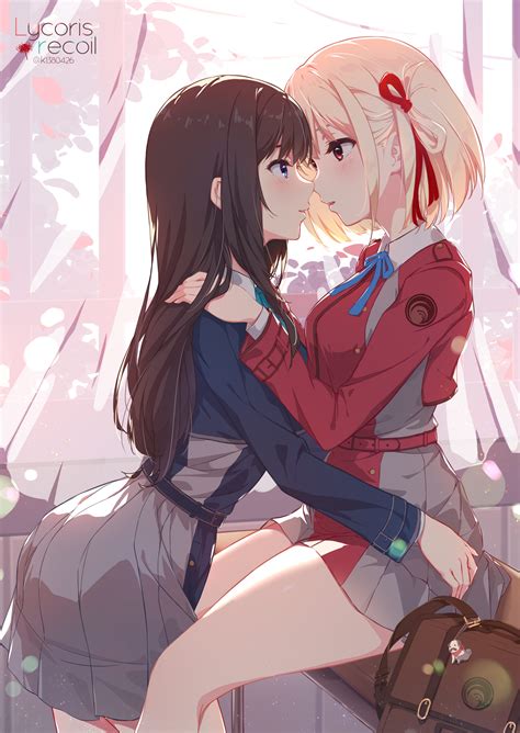 Wallpaper Anime Girls Lycoris Recoil Nishikigi Chisato Inoue
