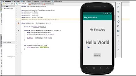 hello world app for android by shuvongkor youtube
